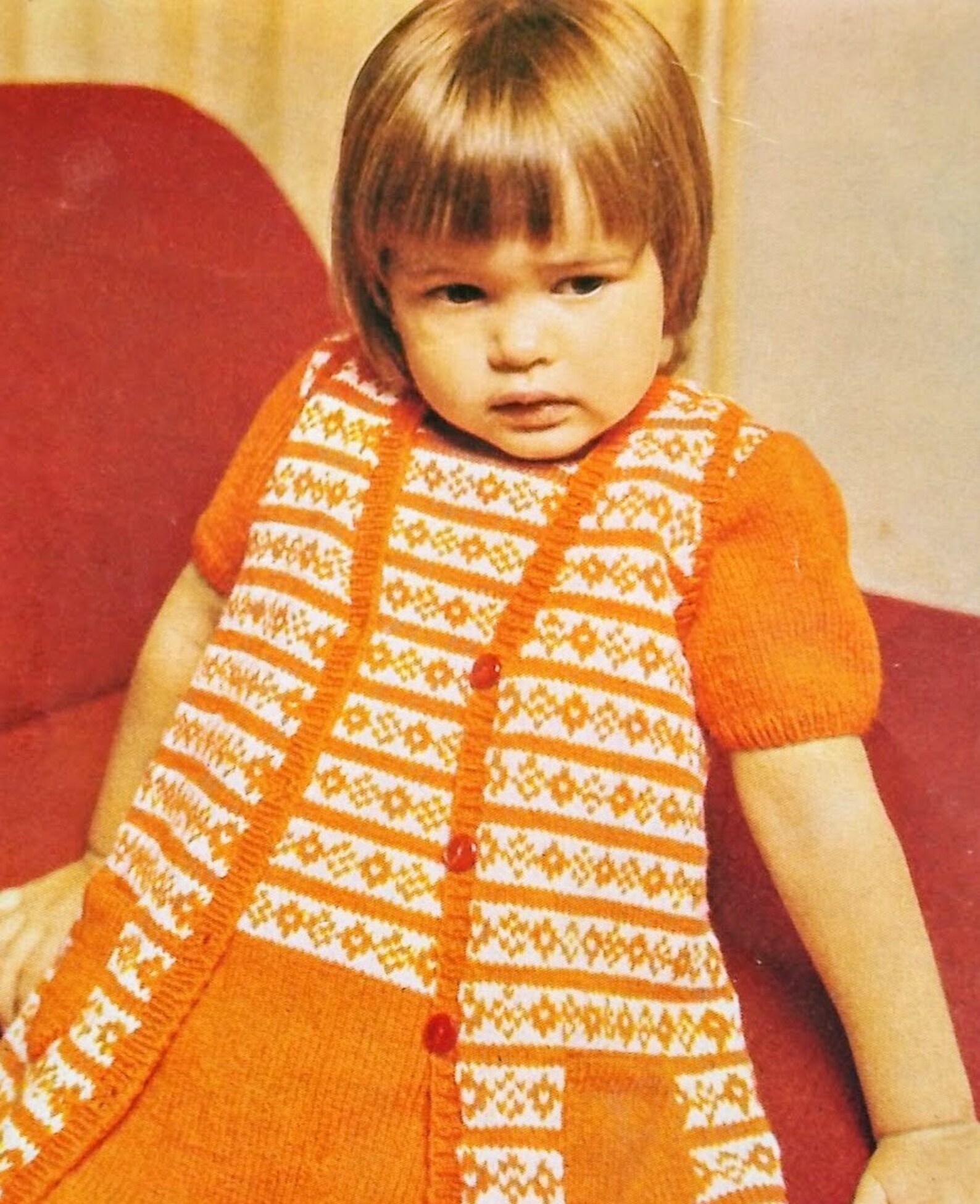 Original Vintage Robin Knitting Pattern 1970s Mpn 2176 - Etsy UK