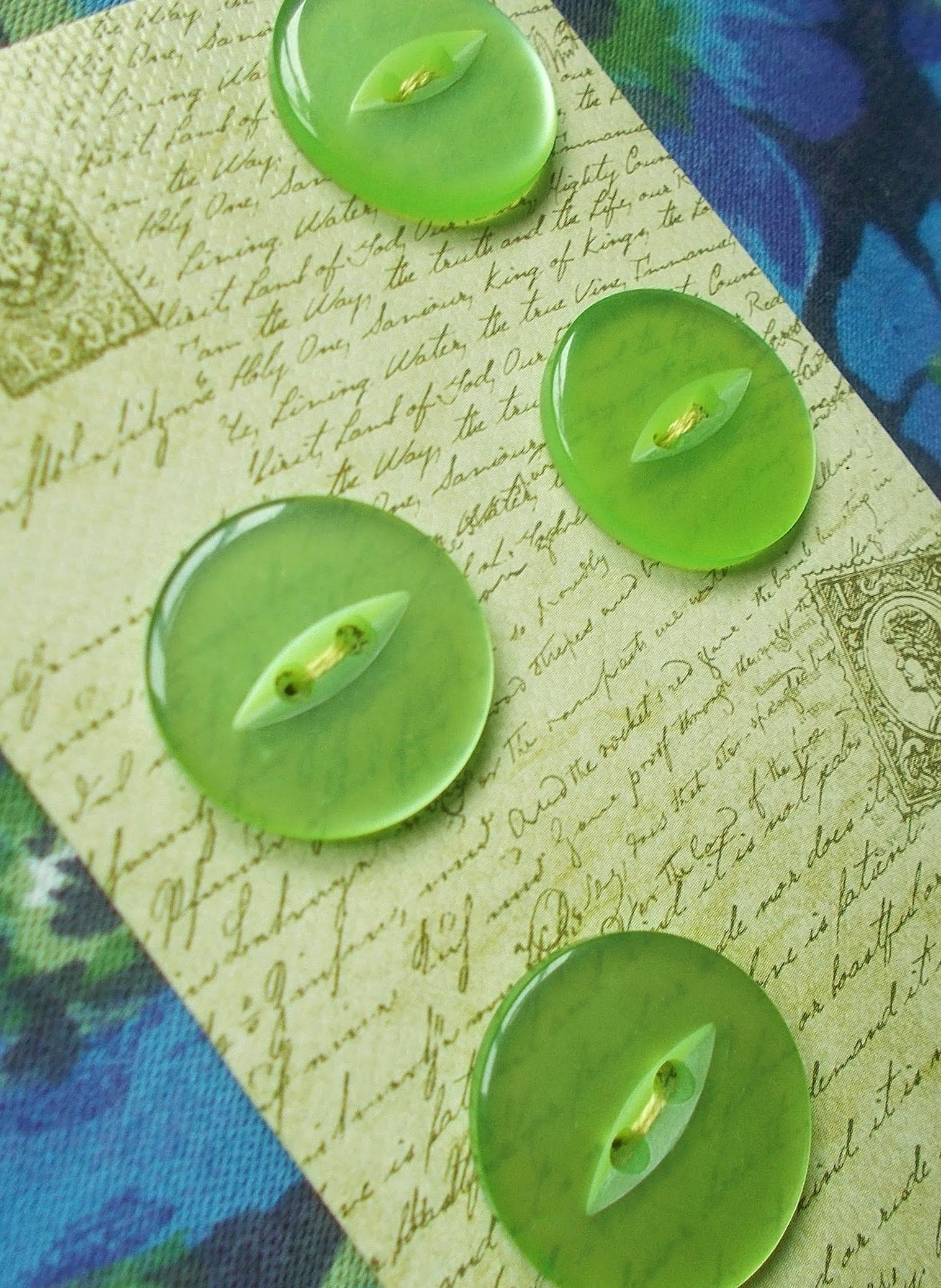 Vintage Semi-transparent Plastic Buttons 1960s/70s Pale - Etsy UK