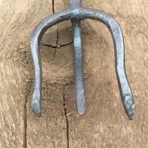 Toasting Fork Handforged With Oak Handle and Leather Strap - Etsy
