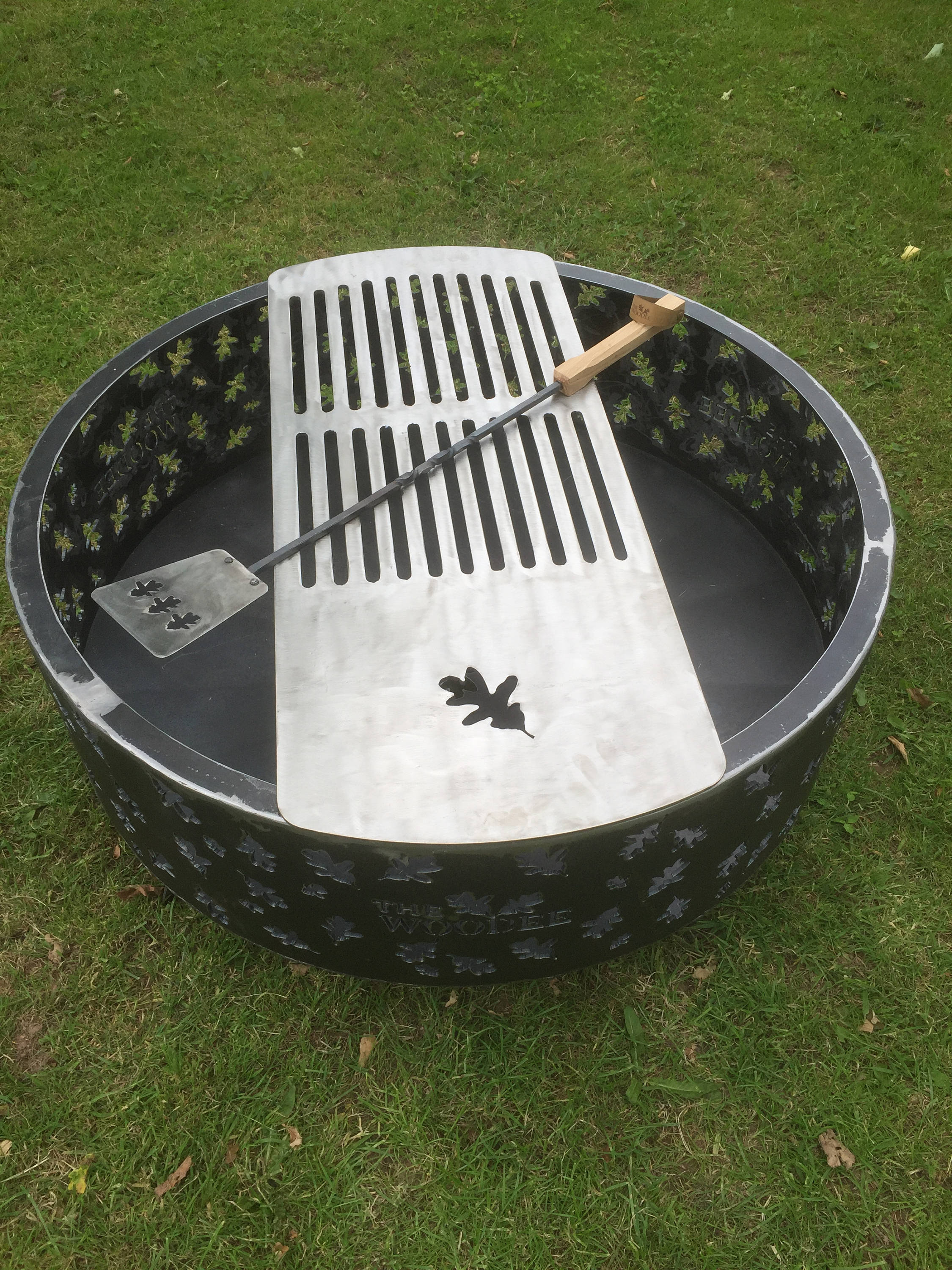 Woodee Fire Pit 900mm British Steel With Cooking Set - Etsy