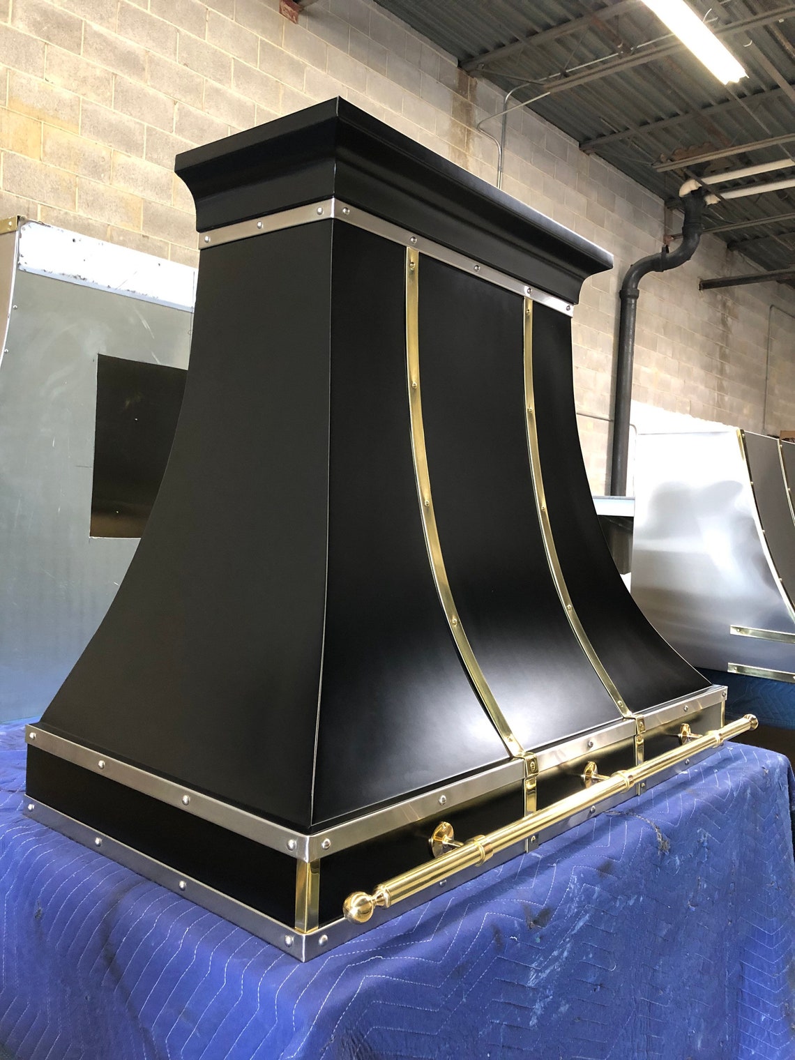 Stainless Steel Range Hood, for La Cornue Stainless Steel, Custom Metal ...