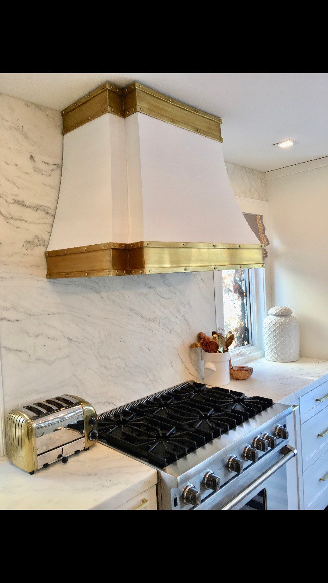 Stainless Steel Range Hood, for La Cornue Stainless Steel, Custom Metal ...