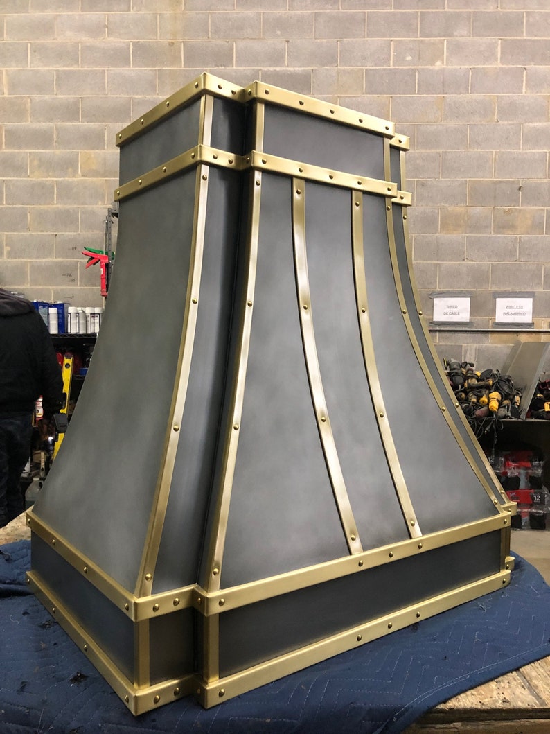 Stainless Steel Range Hood, for La Cornue Stainless Steel, Custom Metal ...