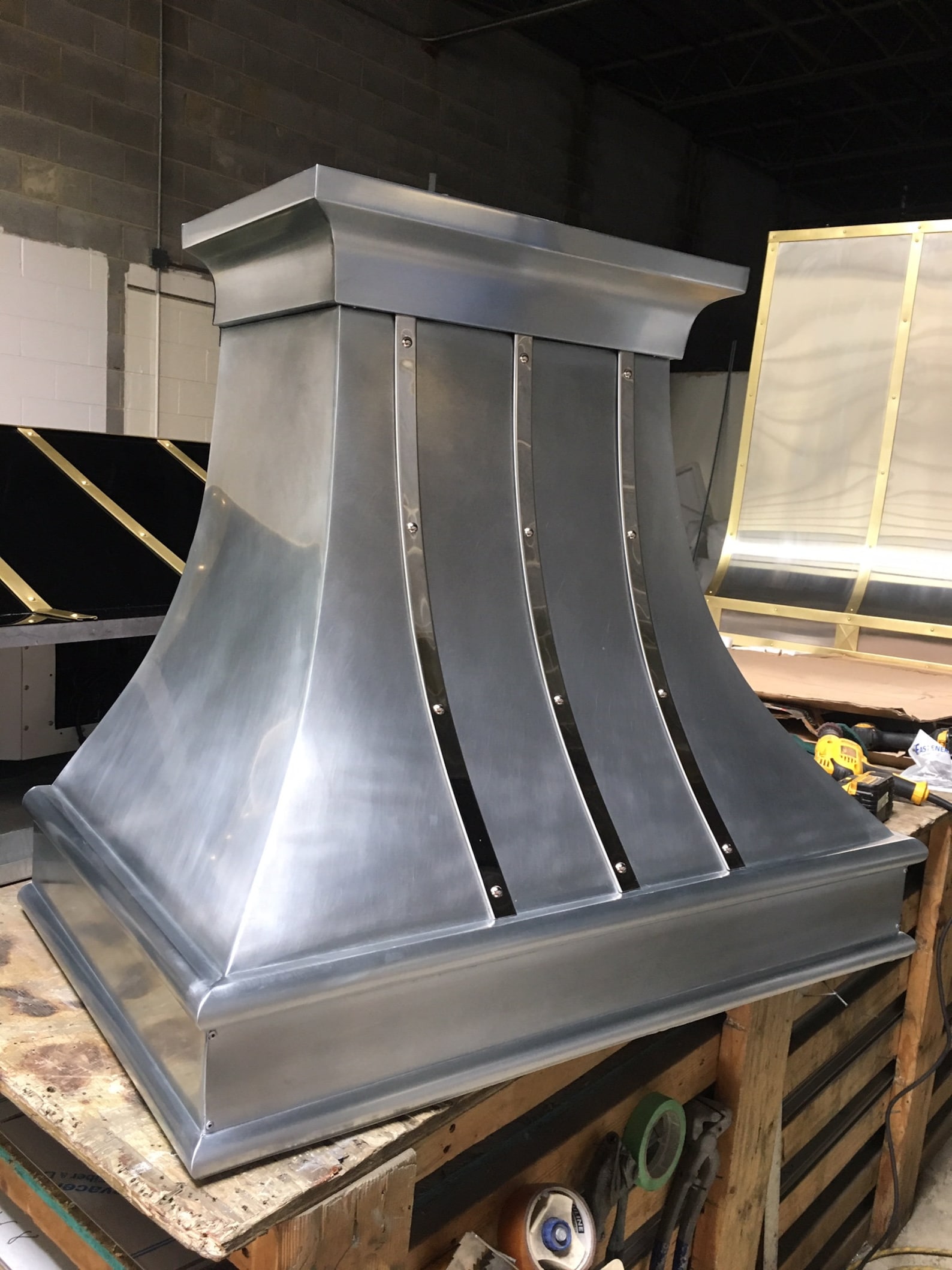 Zinc Hoods, Custom Kitchen Hoods, Metal Hoods for Wolf Range - Etsy