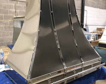 Stainless Steel Range Hood, for La Cornue Stainless Steel, Custom Metal ...