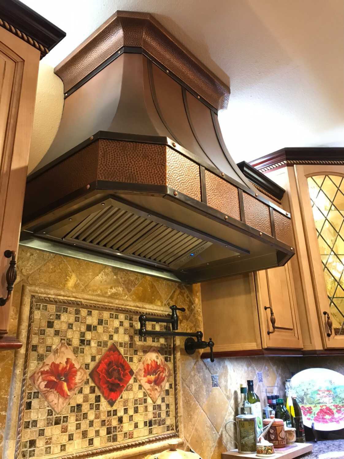 Custom Copper Hood for Kitchen - Vent Included! - Etsy
