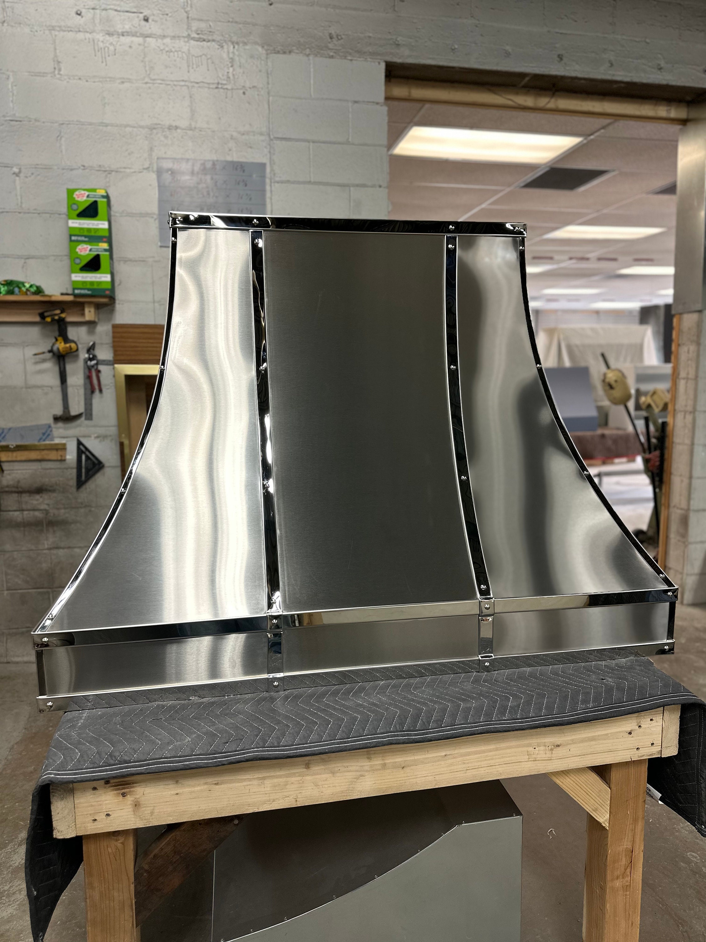 Stainless Steel Range Hood, for La Cornue Stainless Steel, Custom Metal ...