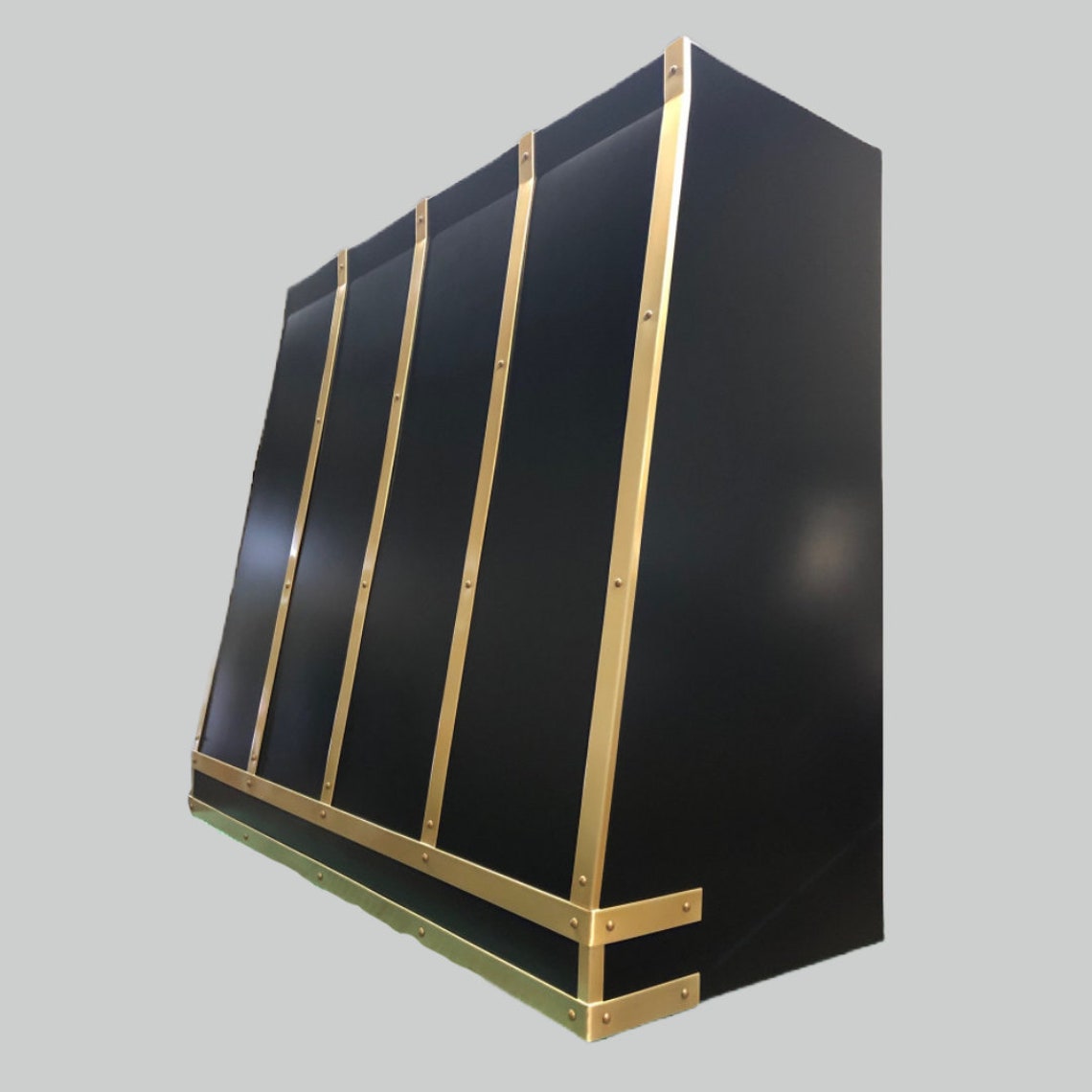 Black Stainless Steel Range Hood, for Hallman Range Stainless Steel ...