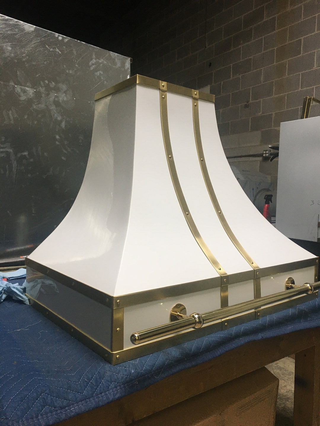 Stainless Steel Range Hood, for La Cornue Stainless Steel, Custom Metal ...