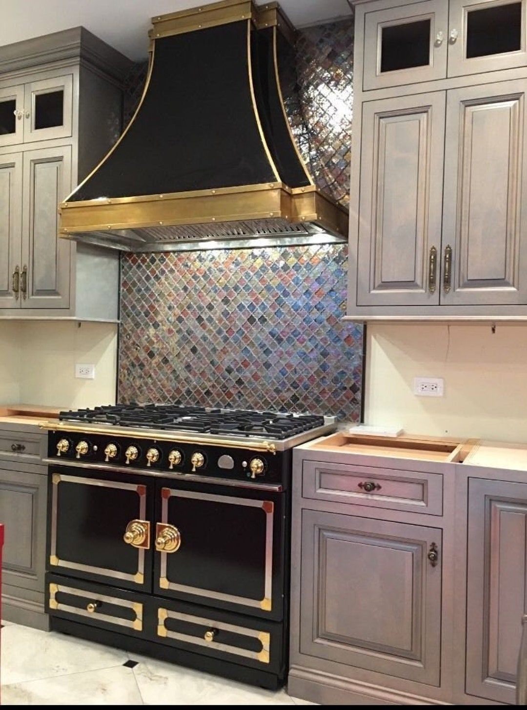 Black Range Hood, La Cornue Motor Incl. Custom Sizes Available - Etsy