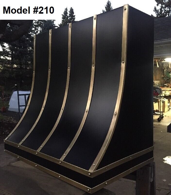 Black Metal Hoods, Custom Kitchen Hoods, Range Hoods - Etsy