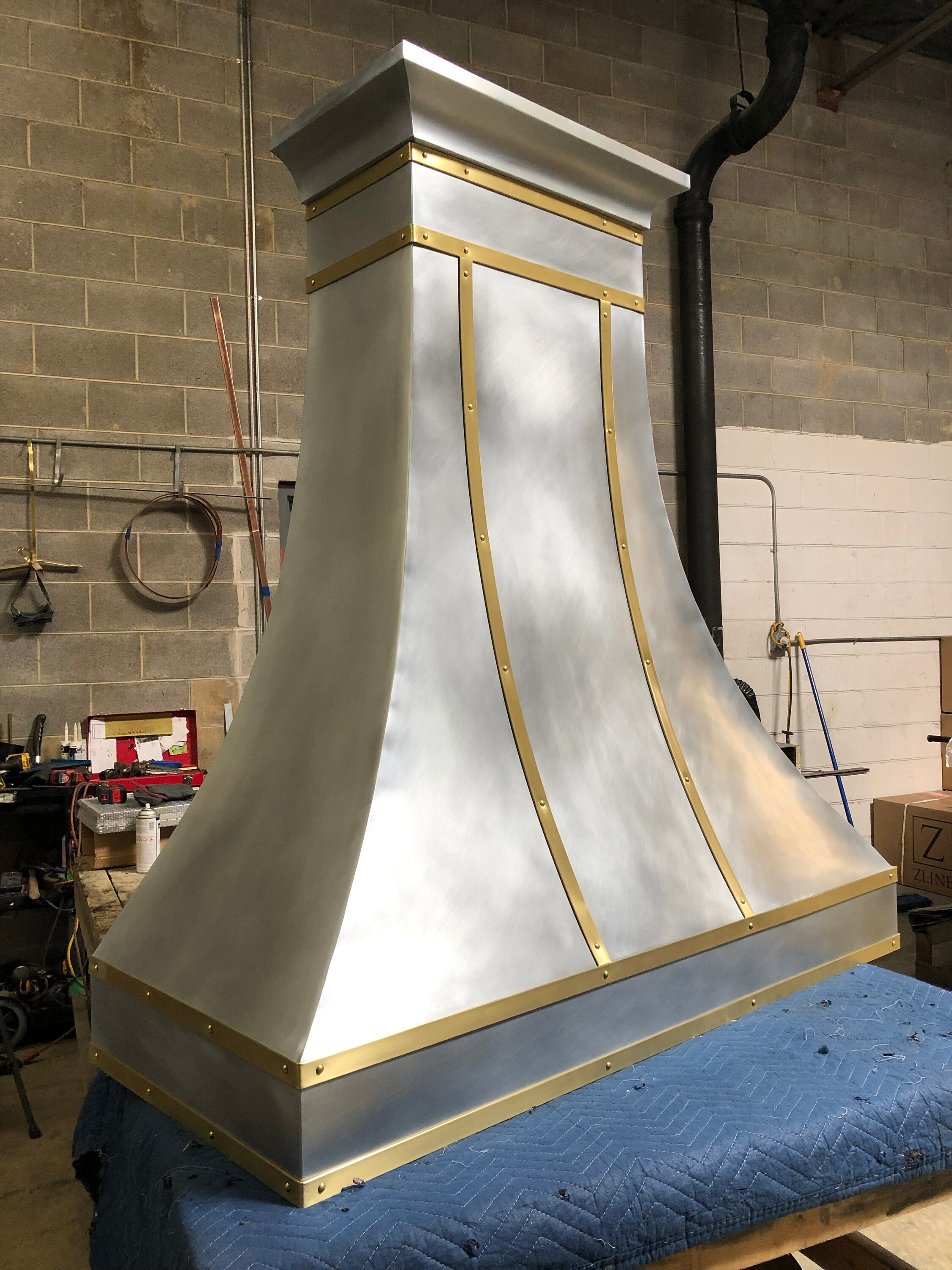 Zinc Hood, Custom Kitchen Hoods, Range Hoods, Zinc Metal - Etsy