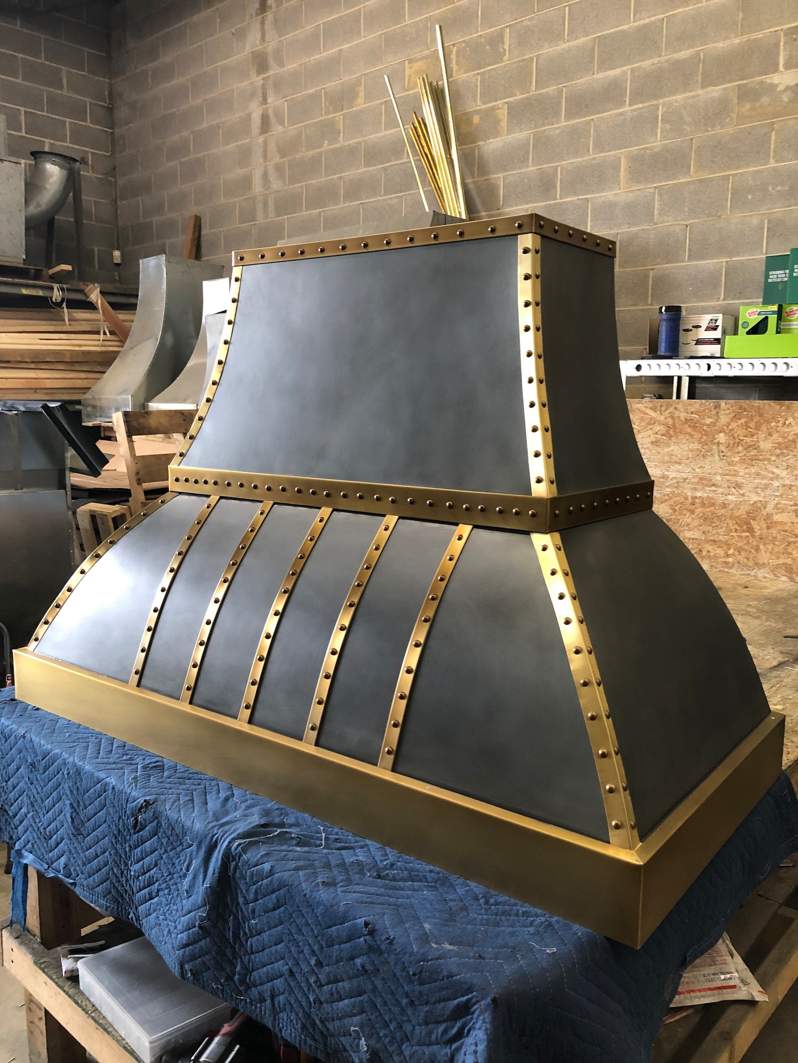 Stainless Steel Range Hood, for La Cornue Stainless Steel, Custom Metal ...