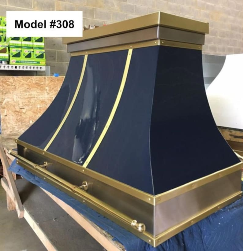 Custom Range Hood, Enamel Painted - Etsy