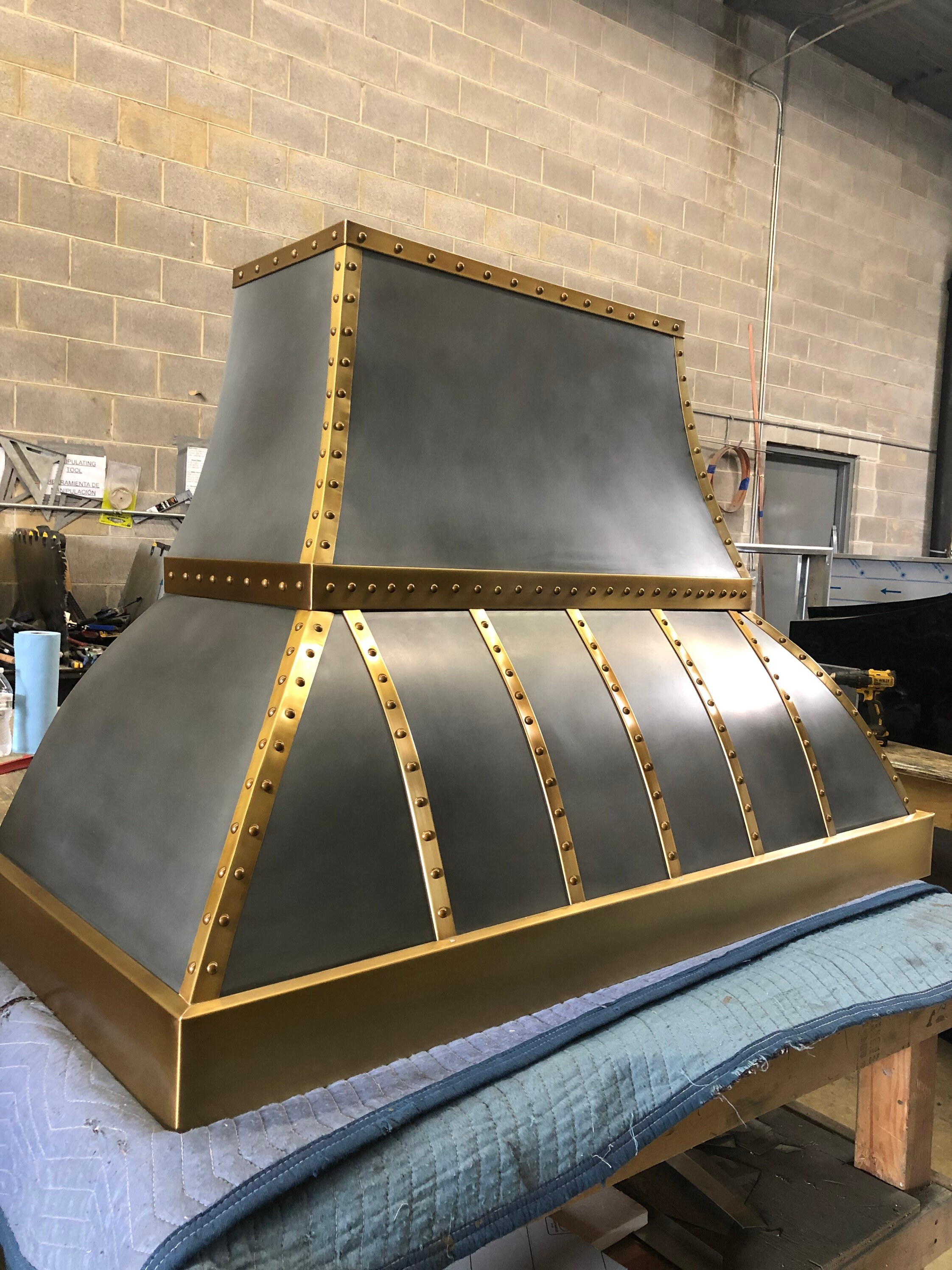 Stainless Steel Range Hood, for La Cornue Stainless Steel, Custom Metal ...