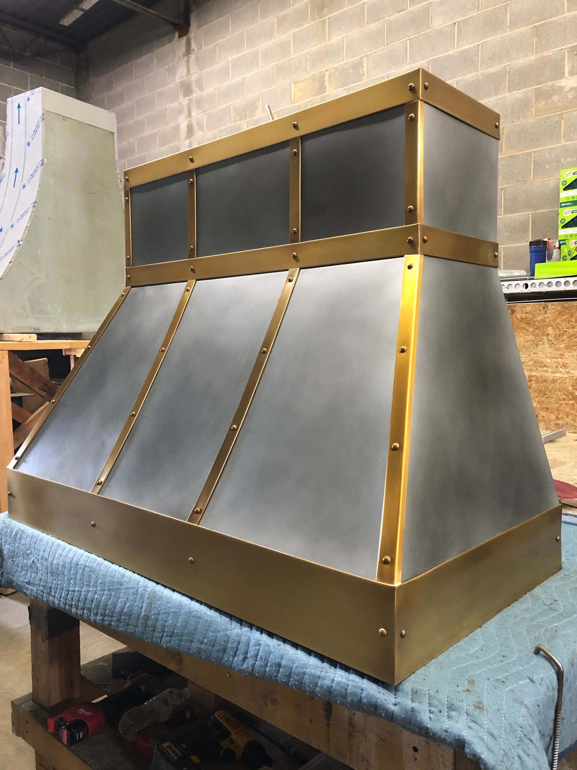 Stainless Steel Range Hood, for La Cornue Stainless Steel, Custom Metal ...