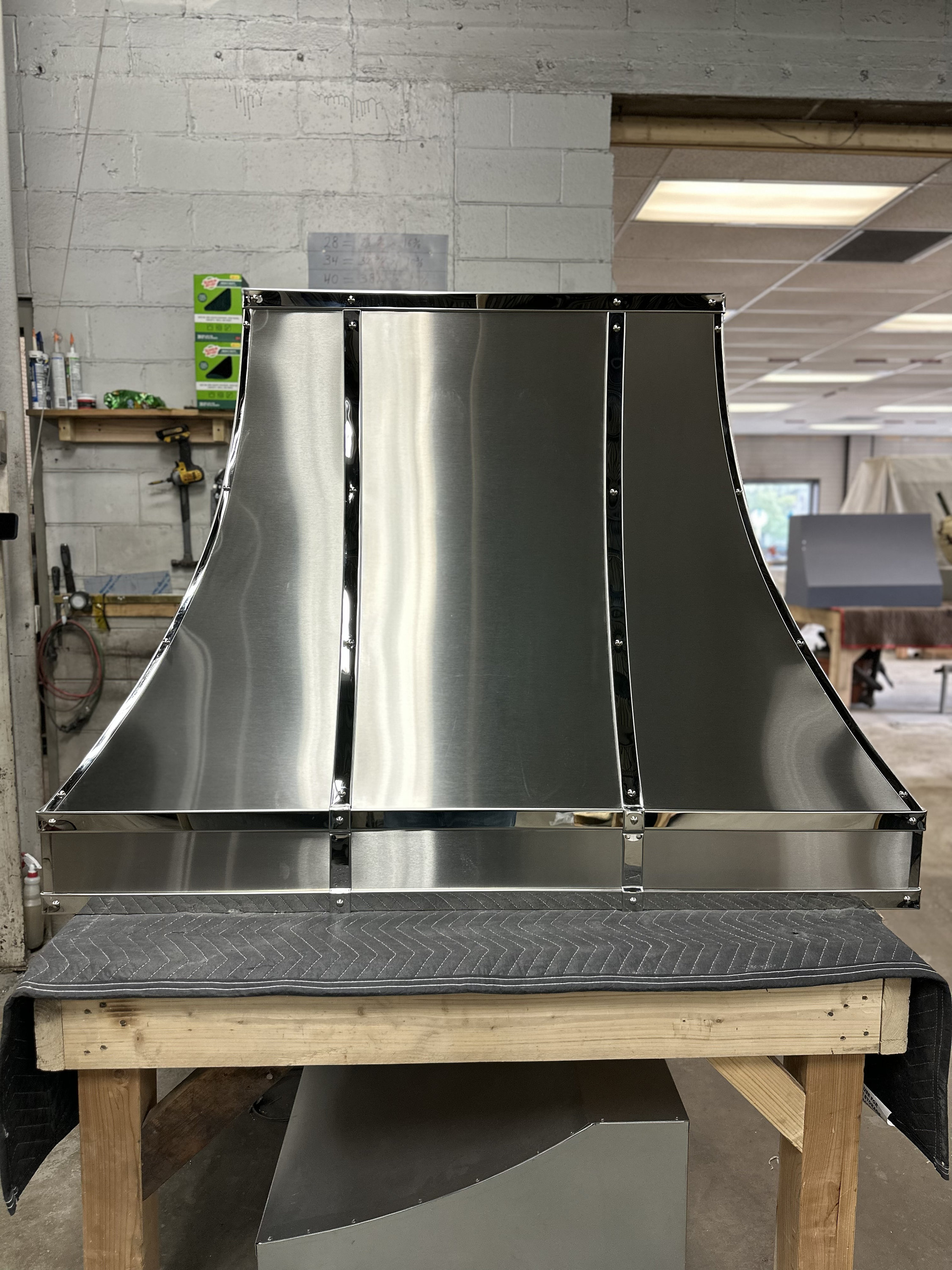 Stainless Steel Range Hood, for La Cornue Stainless Steel, Custom Metal ...