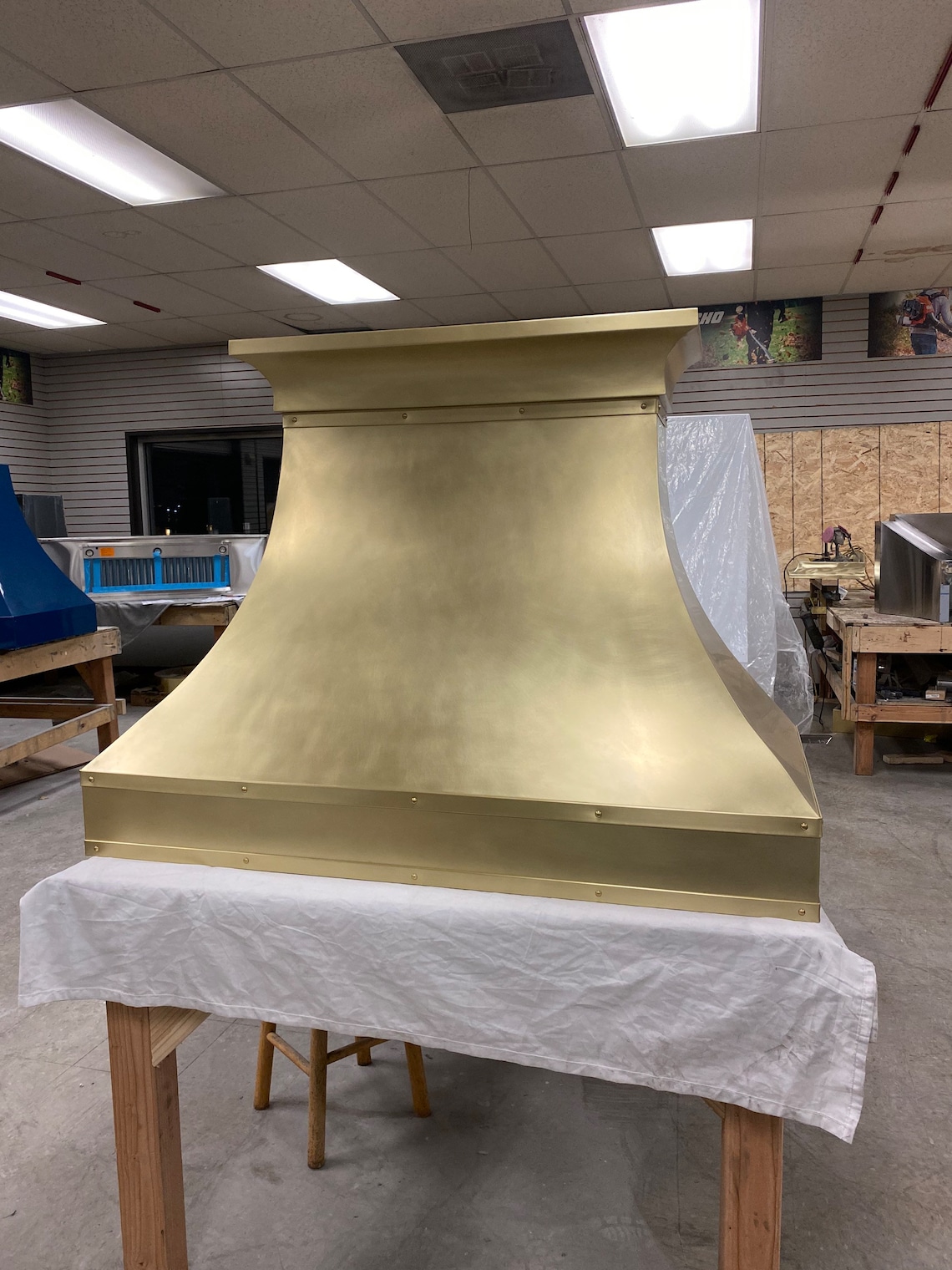 Stainless Steel Range Hood, for La Cornue Stainless Steel, Custom Metal ...