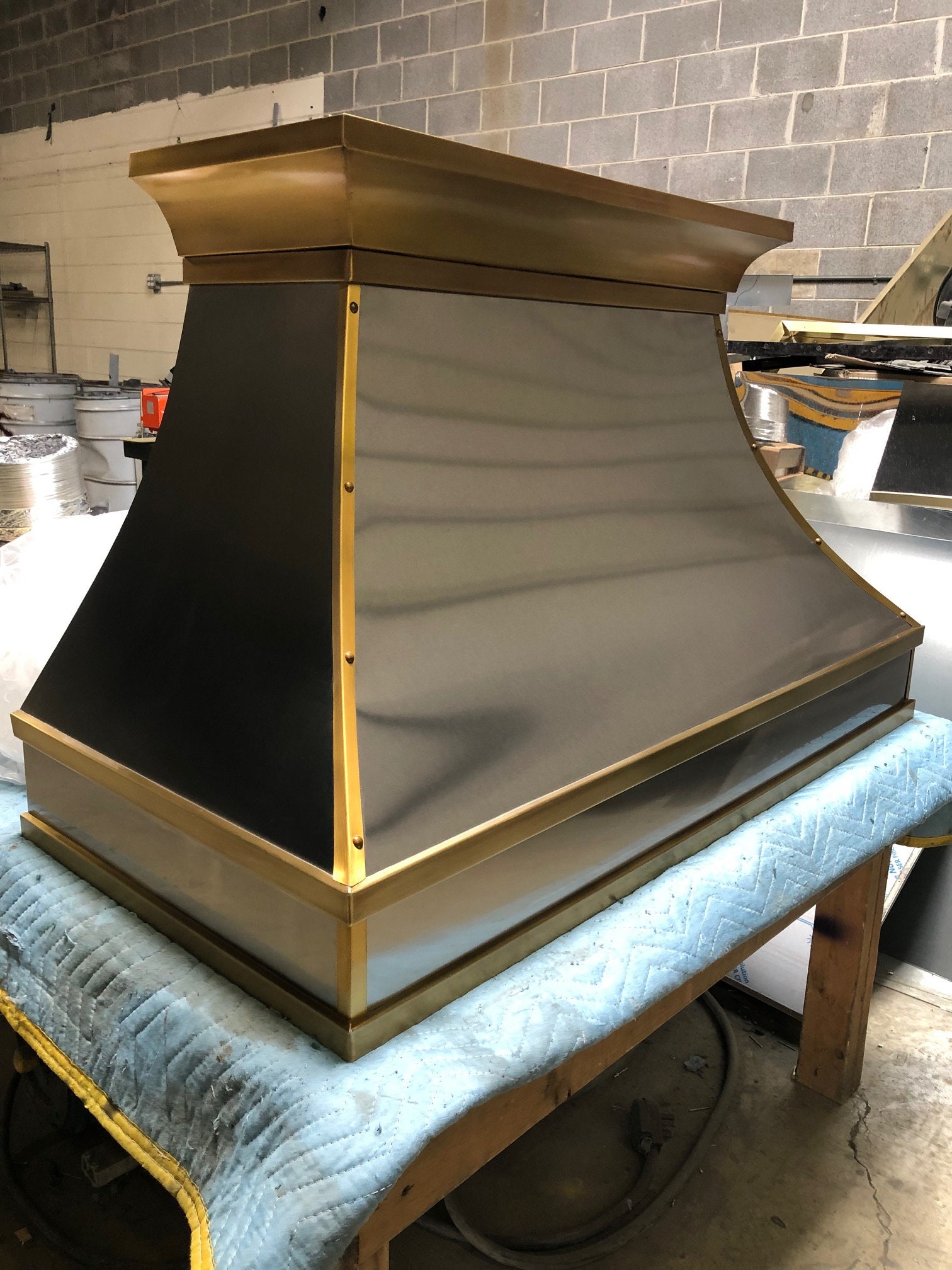 Stainless Steel Range Hood, for La Cornue Stainless Steel, Custom Metal ...