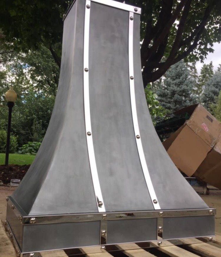 Zinc Hoods Custom Kitchen Hoods Metal Hoods - Etsy