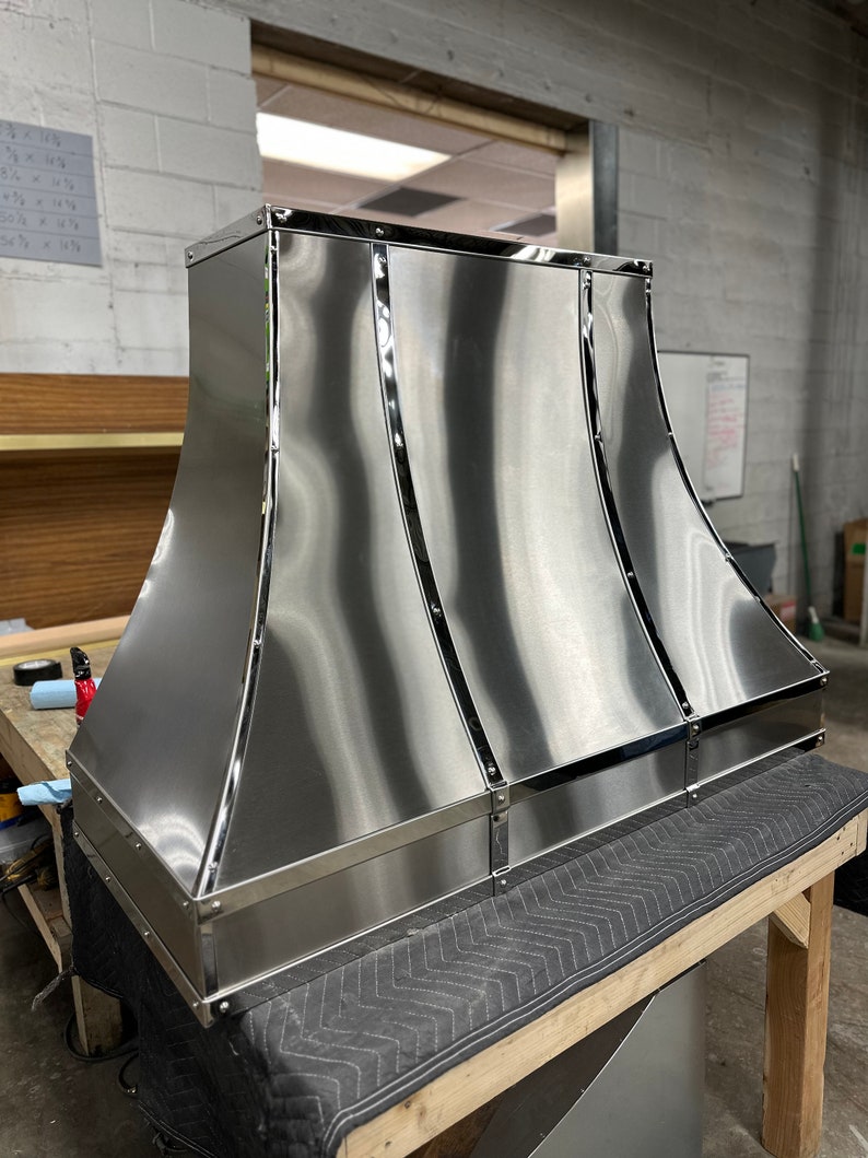 Stainless Steel Range Hood, for La Cornue Stainless Steel, Custom Metal ...