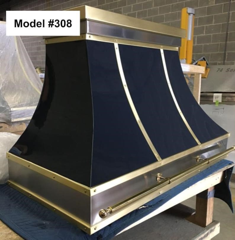 Custom Range Hood, Enamel Painted - Etsy