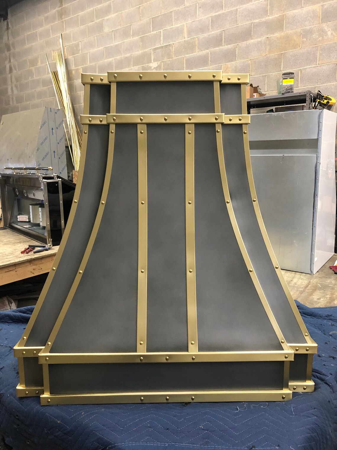 Stainless Steel Range Hood, for La Cornue Stainless Steel, Custom Metal ...