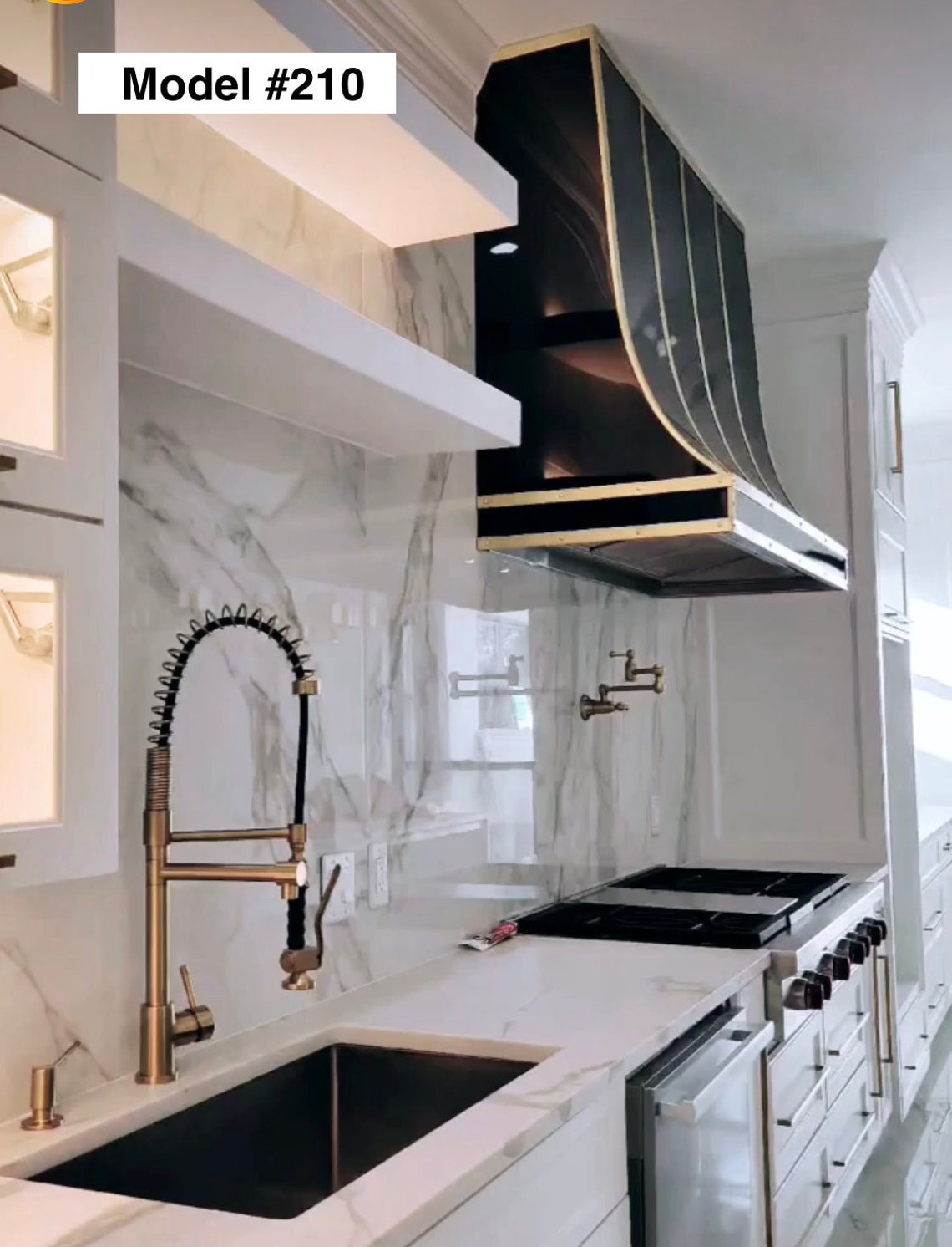 Black Metal Hoods, Custom Kitchen Hoods, Range Hoods - Etsy