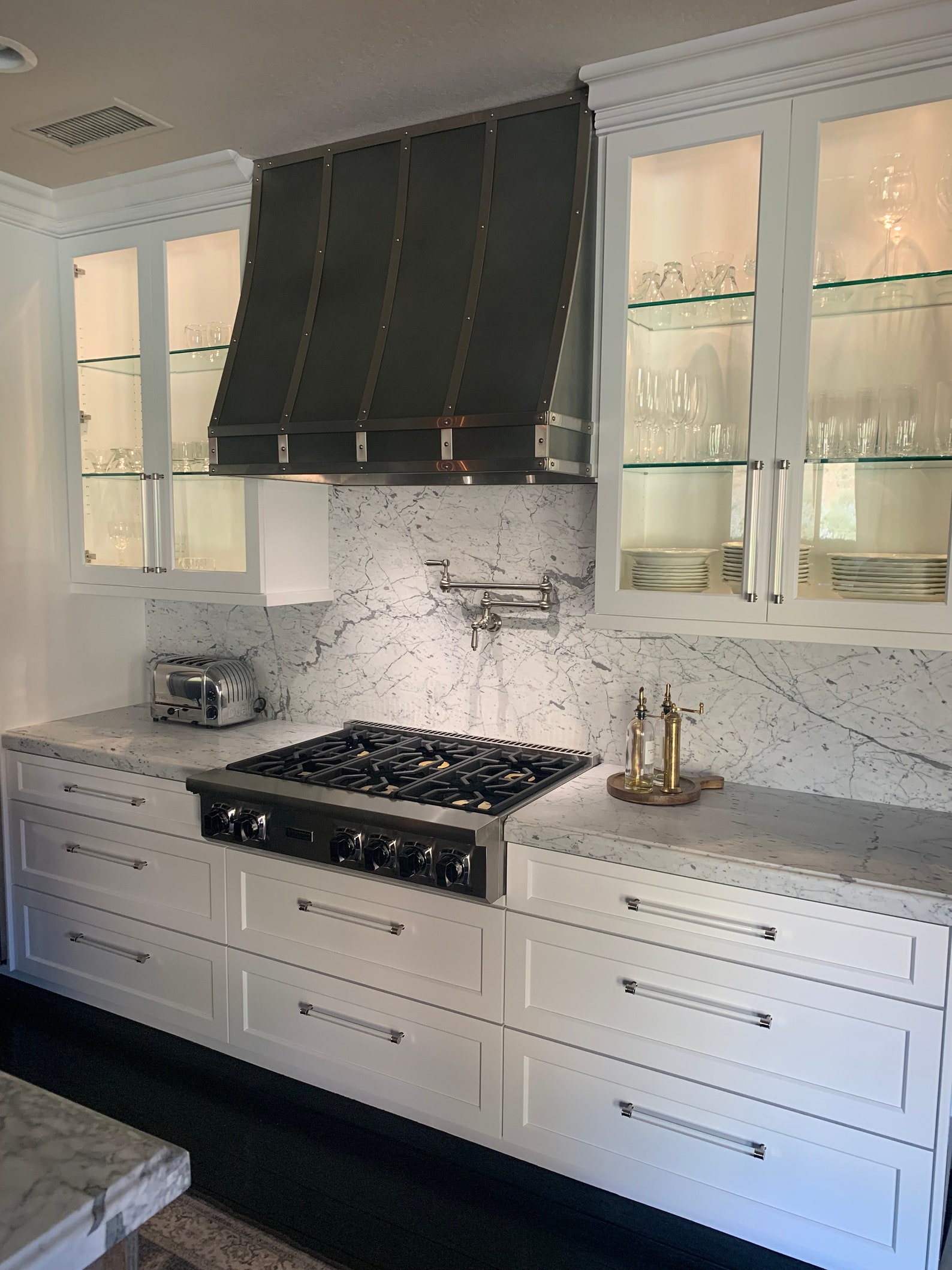 Custom Artisan Zinc Range Hoods for Viking Range, Wolf Range. Custom ...