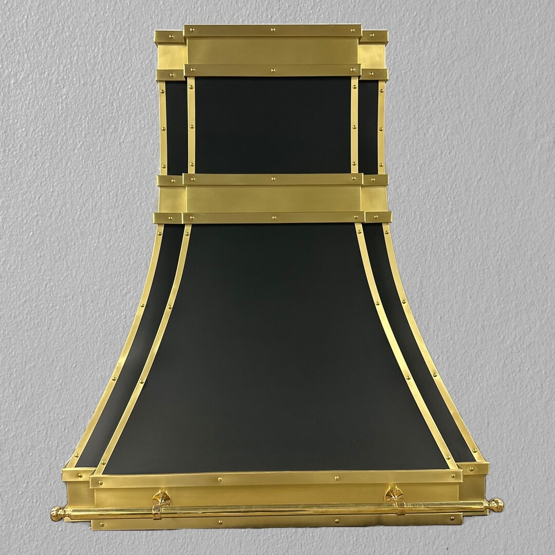 Black Kitchen Range Hood, for Black La Cornue/aga Range. Custom Metal ...