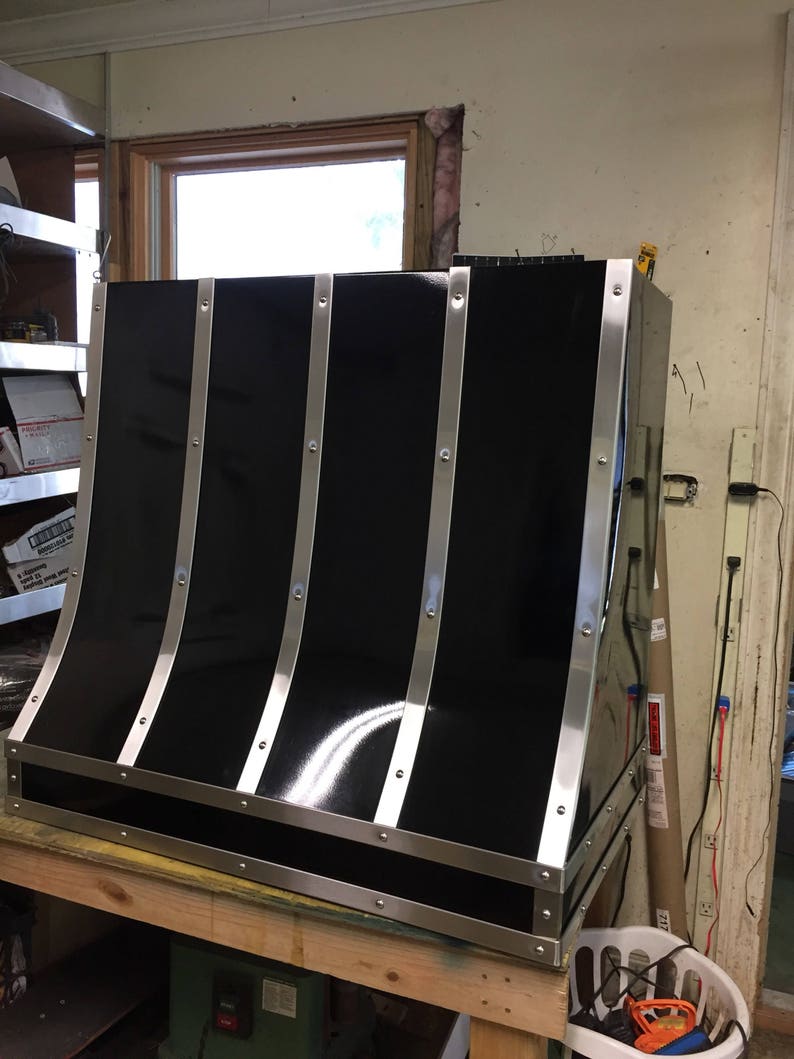 Black Metal Hoods, Custom Kitchen Hoods, for Lacanche Range - Etsy