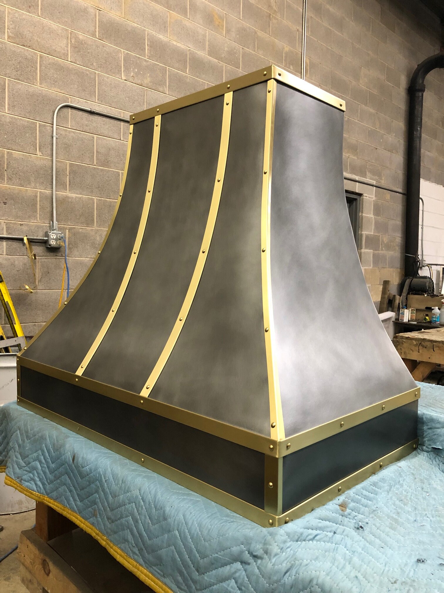 Stainless Steel Range Hood, for La Cornue Stainless Steel, Custom Metal ...