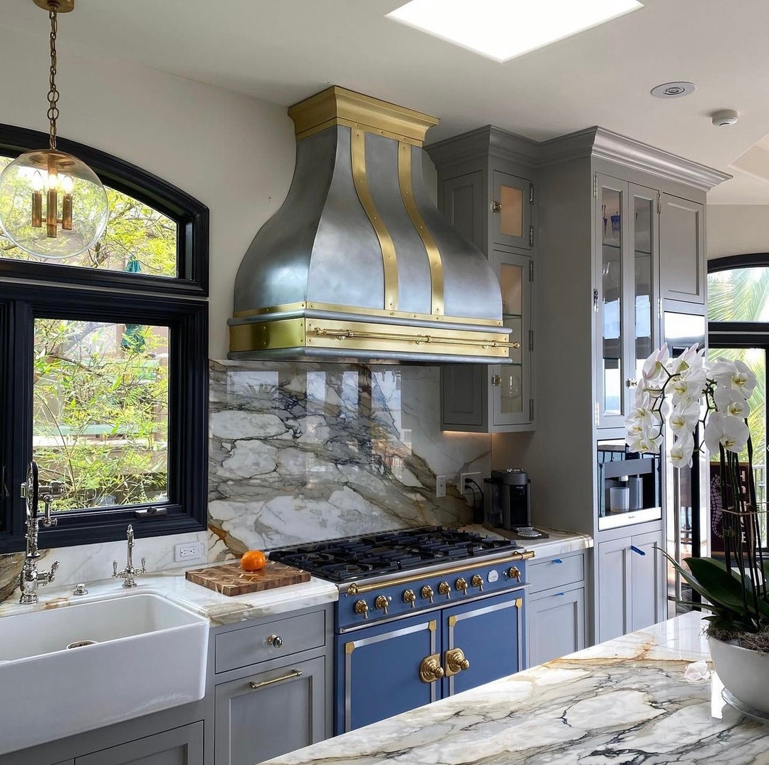 Bell Curve Metal Range Hood | Kitchen Vent Hoods : Custom Copper Hoods ...