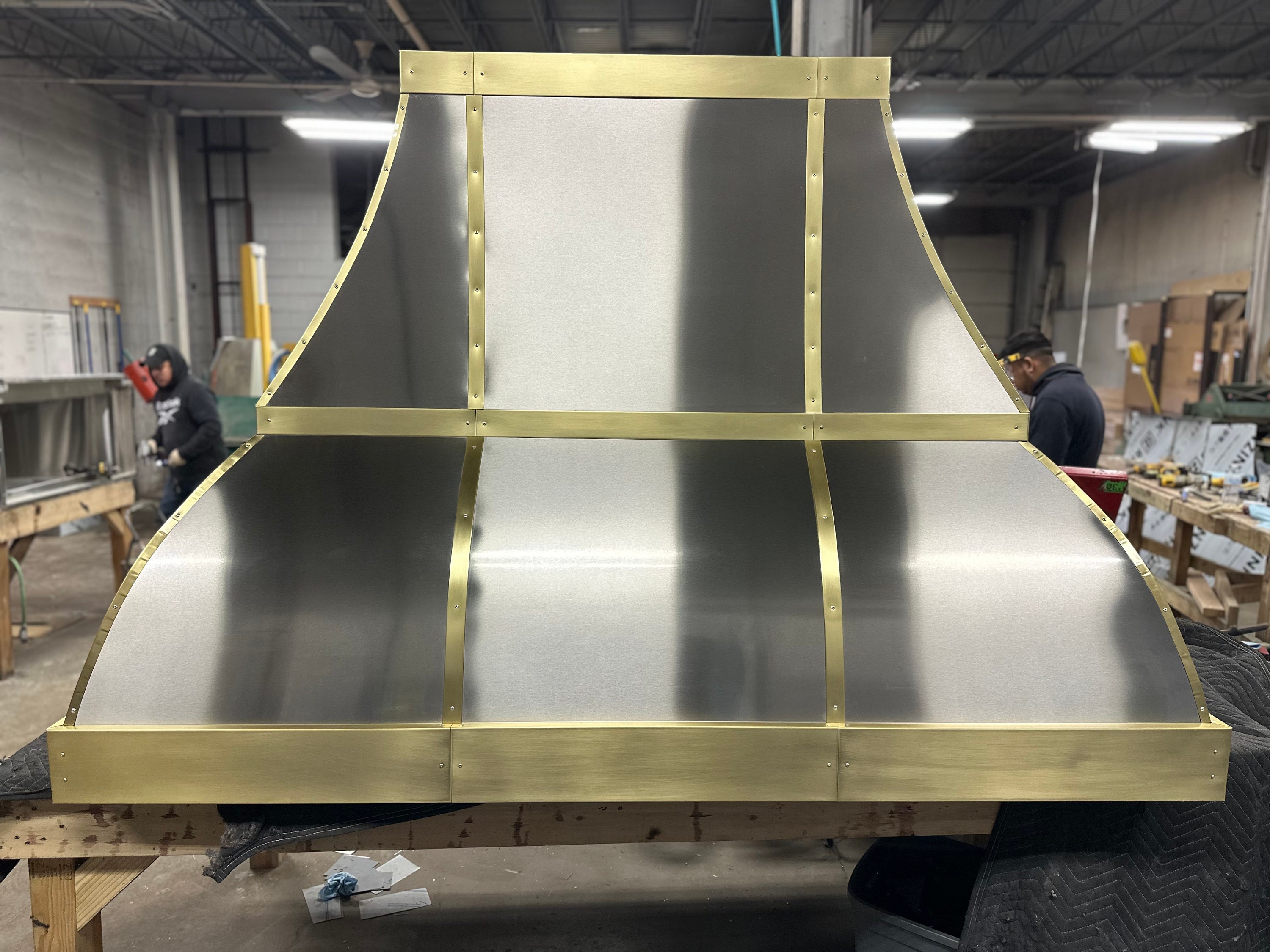 Stainless Steel Stylish Bell Curve Range Hoods: Customizable Metal ...