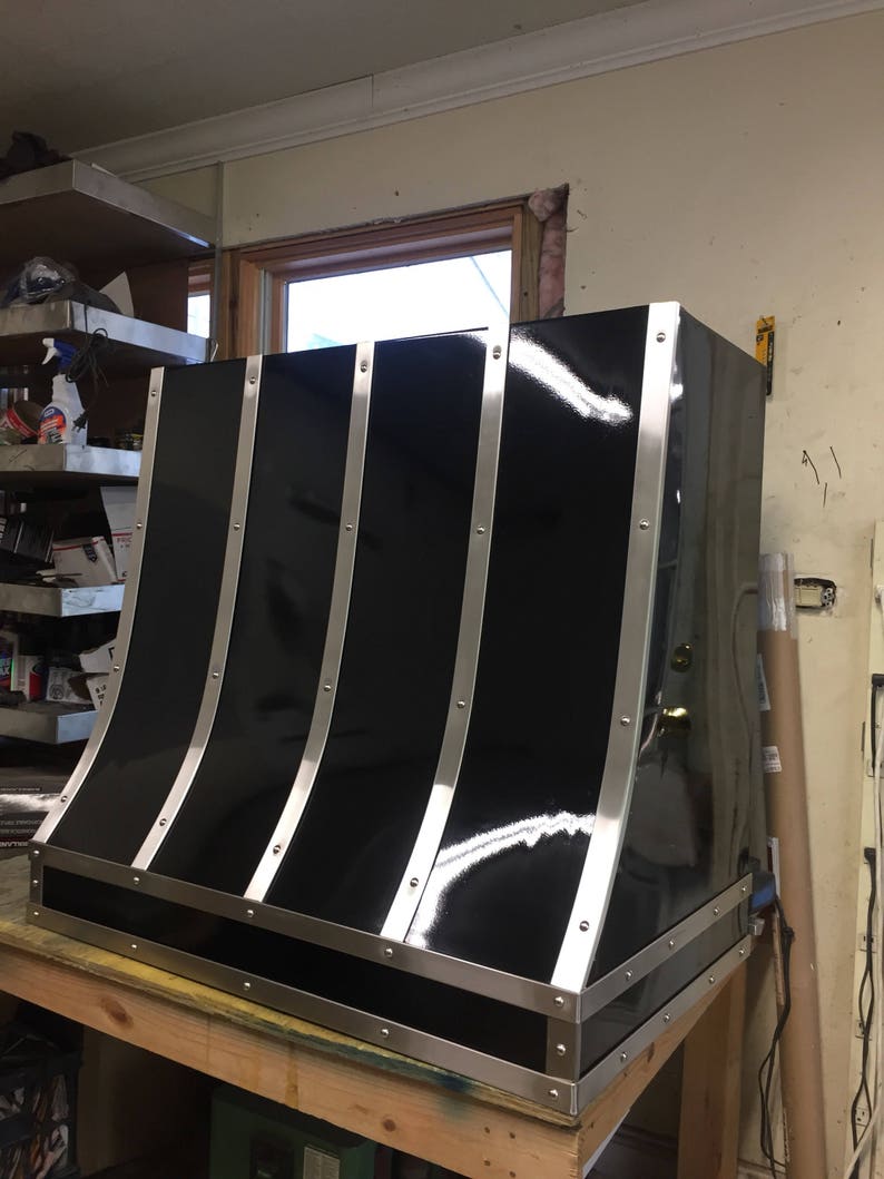 Black Metal Hoods, Custom Kitchen Hoods, for Lacanche Range! - Etsy