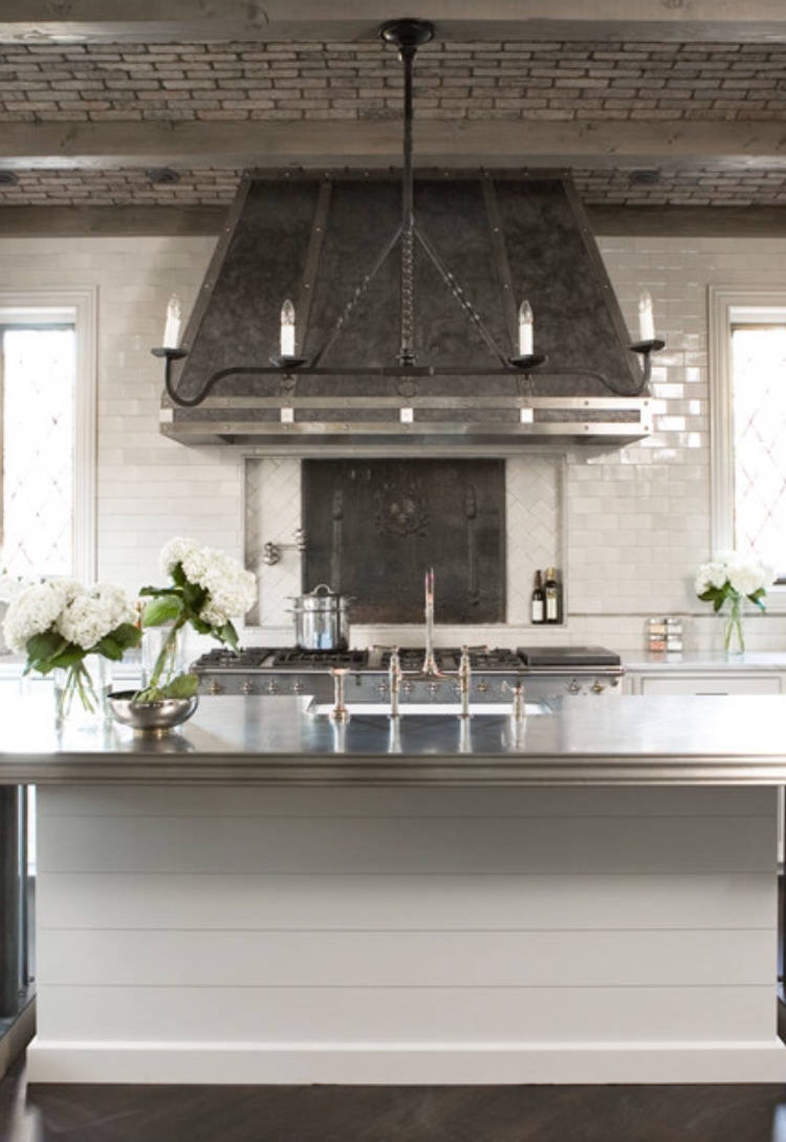 Zinc Hood Custom Kitchen Hoods Range Hood Etsy