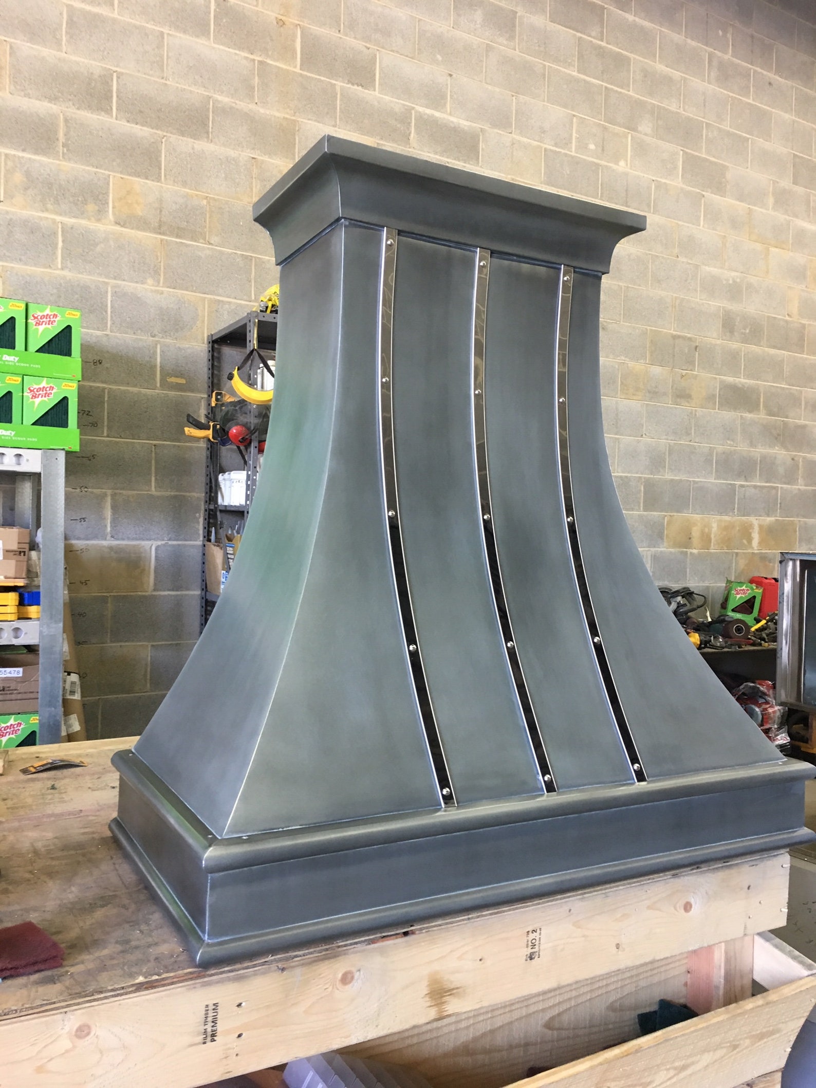 Zinc Hoods, Custom Kitchen Hoods, Metal Hoods for Wolf Range - Etsy