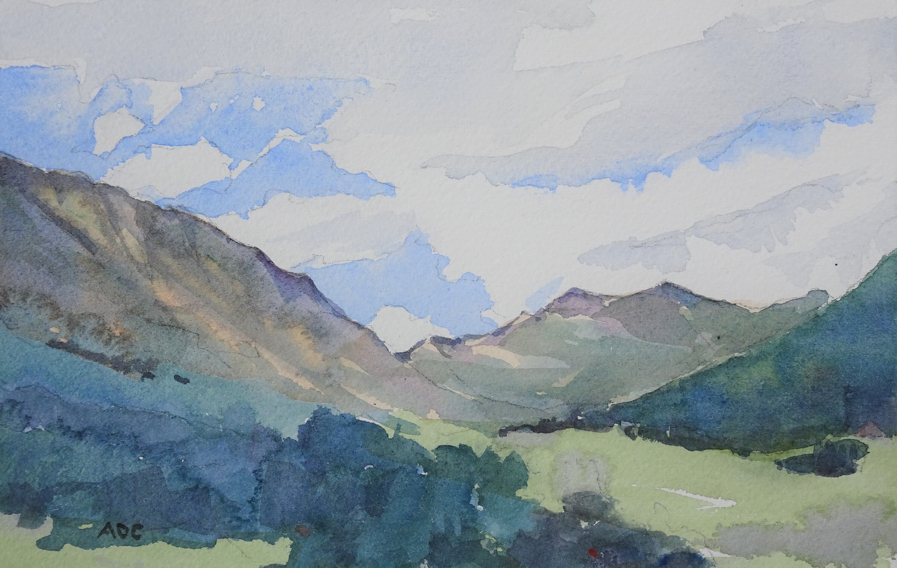 Wyoming Painting Original Oil Art Small Paintings Wyoming Mountain ...