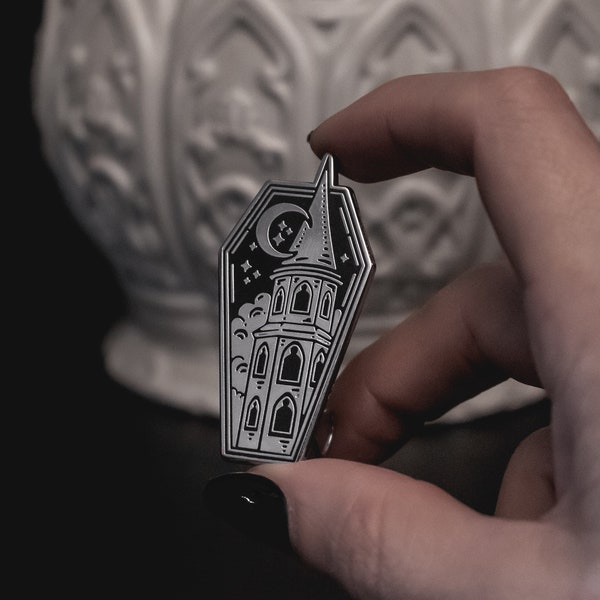 Gothic Enamel Pin - Etsy