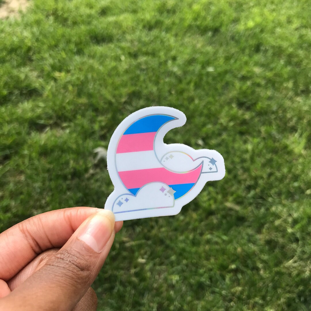 Trans Queer Sky Holographic LGBTQIA Sticker LAST CHANCE - Etsy