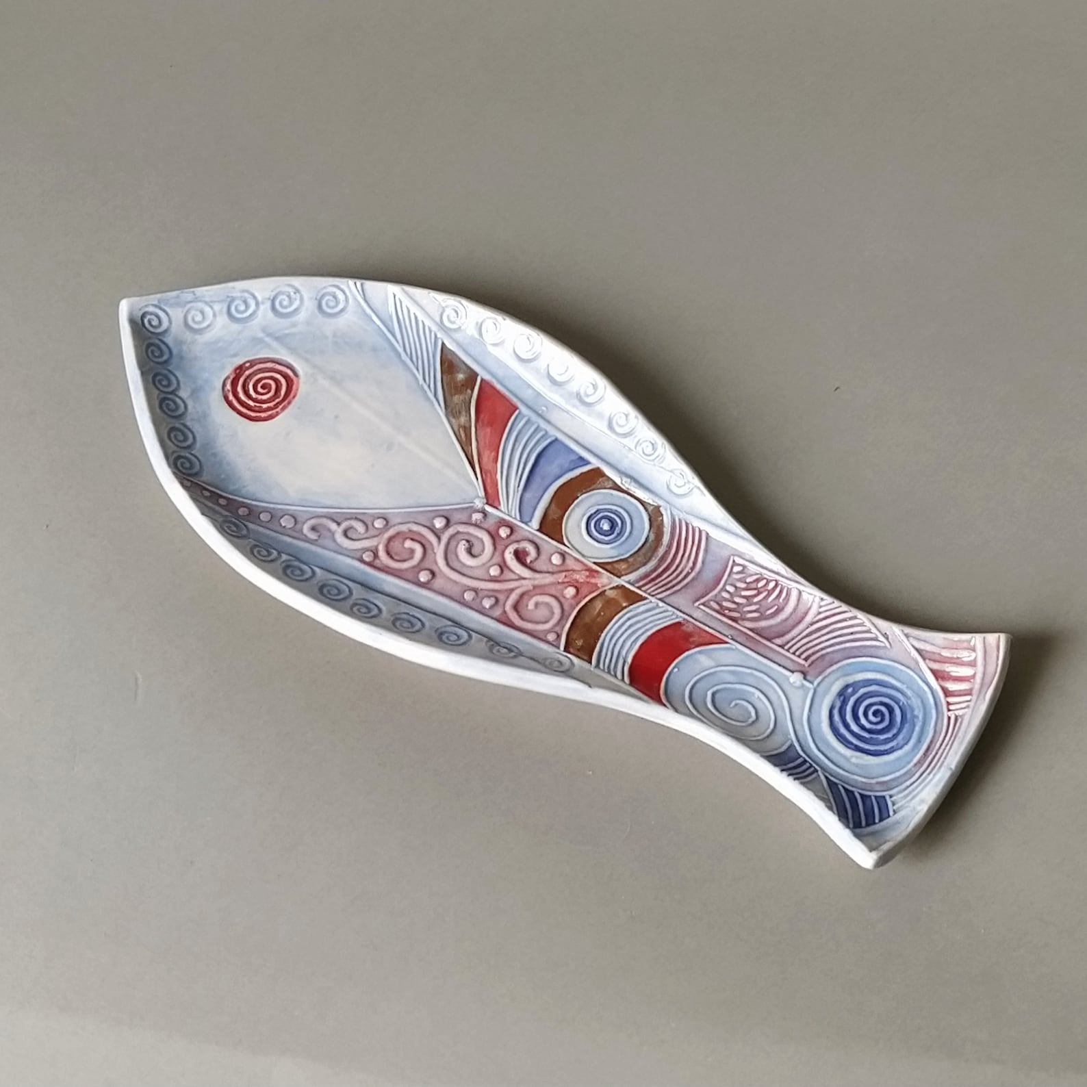 Handmade Ceramic Fish Dish,ceramic Fish Plate, Fish Bowl, Ceramic Dish ...