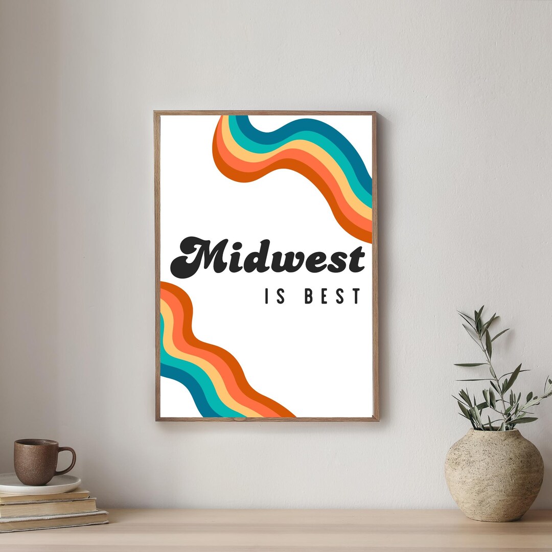 Midwest is Best Printable Design | Modern Wall Decor | Instant Download ...