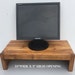 TV Riser Stand in Modern Rustic Style Solid Wood in a Variety of Finish ...