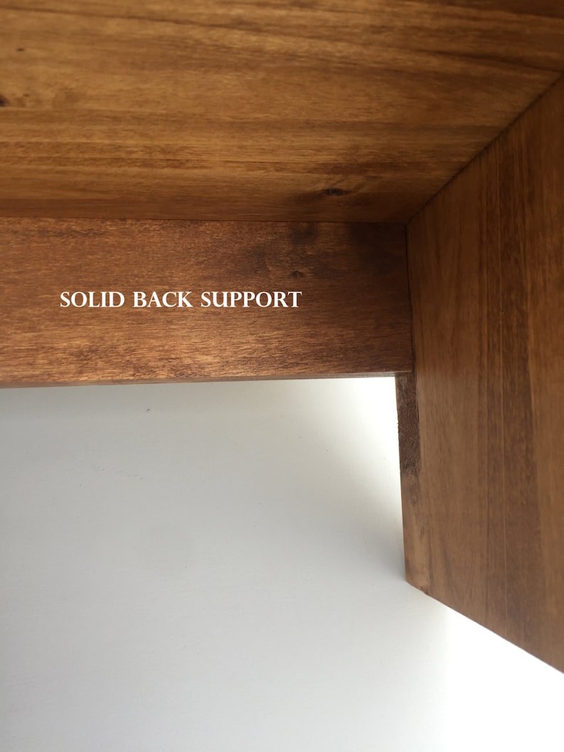 Rustic Modern Tv/monitor Riser in Solid Cottonwood in 26" or 38"w X 12 ...