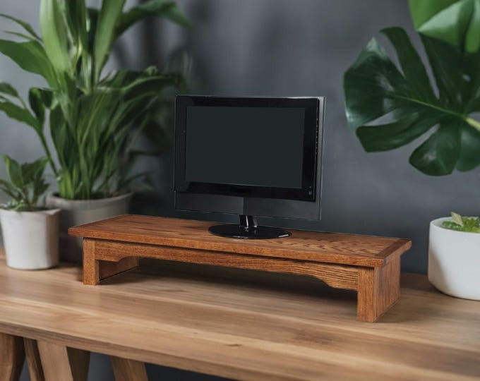TV Riser Stand in Shaker Style With Country Medium Finish (or Choose ...
