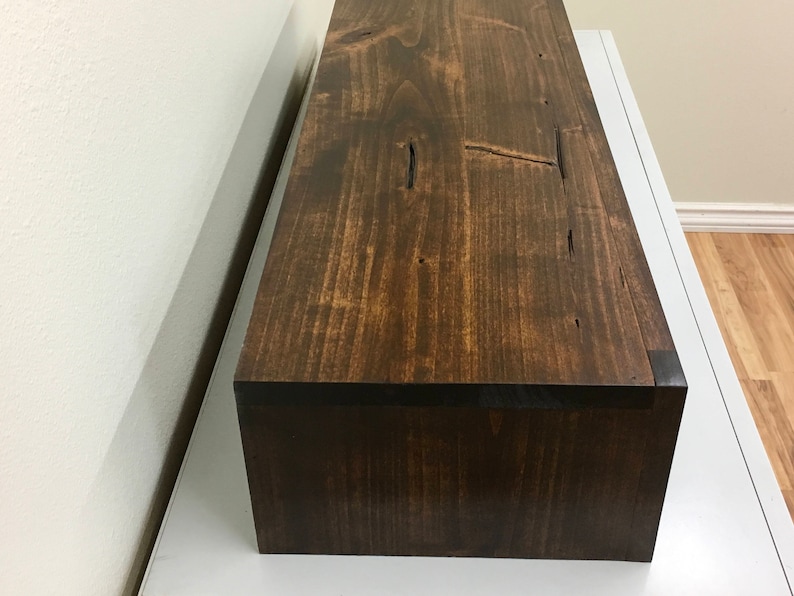 Rustic Modern Tv/monitor Riser in Solid Cottonwood in 26" or 38"w X 12 ...