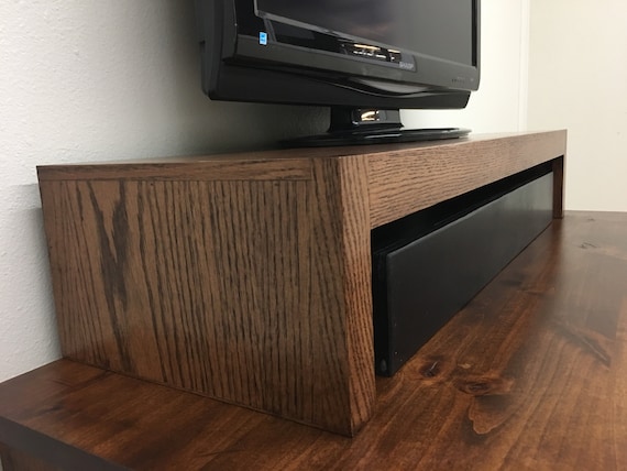 TV Riser/monitor Riser Stand in Modern Oak Wood by Ideastohome - Etsy