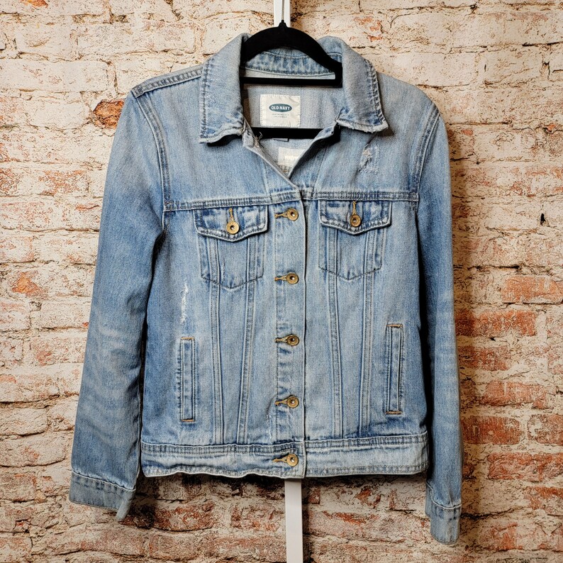 AC/DC Band Tee Denim Jean Jacket, Size Small ACDC - Etsy