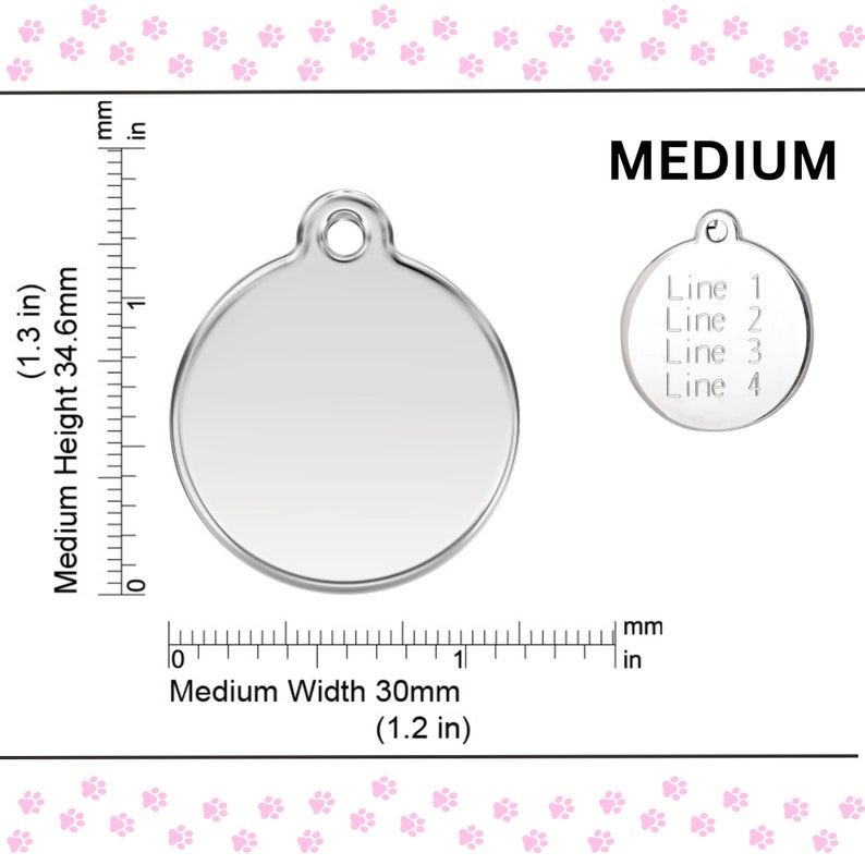 Flash Lightning Enamel and Stainless Steel Personalized Custom Pet Tag ...
