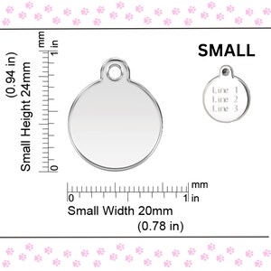 Music Notes Enamel and Stainless Steel Personalized Custom Pet Tag With ...